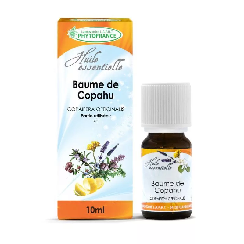 Huile Essentielle de Baume de Copahu / Copaïba BIO - 10 ml ...